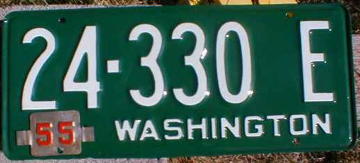 Old License Plate